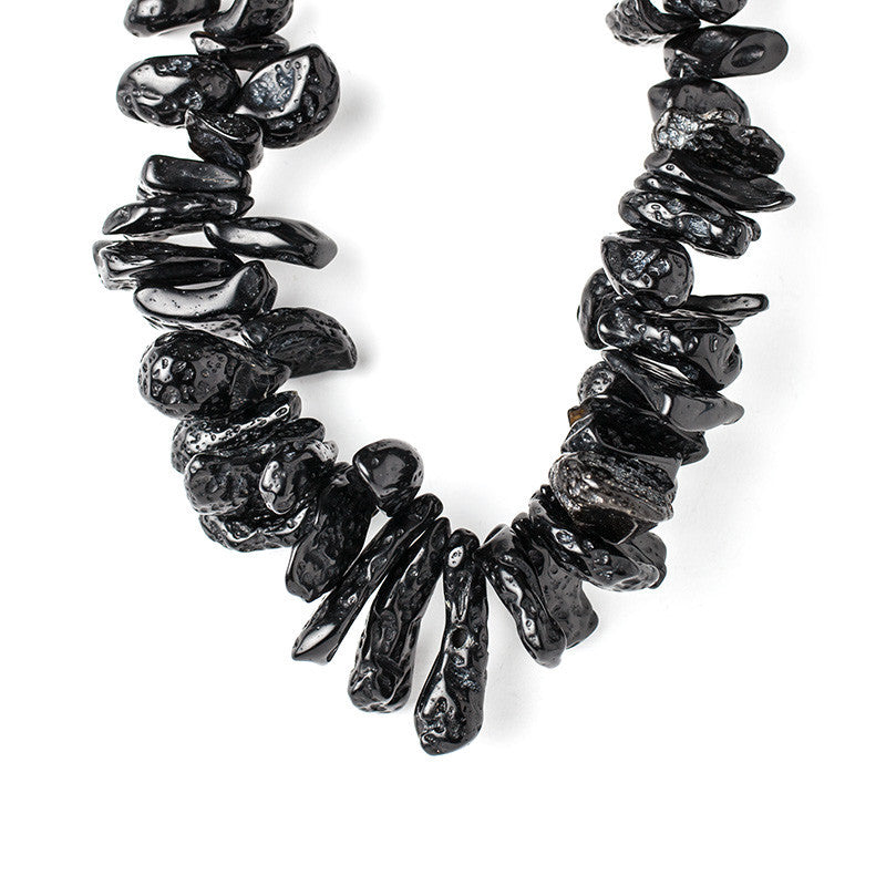 Tektite Chunky Necklace – J. Wild Artisan